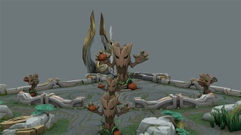 Map Mobile Legends 3d Model And Turrets Youtube