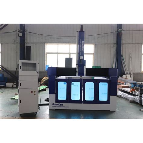 GC 1325 4Axis 5Axis High Z Axis Foam EPS Cutter Rotary On The Table 180 360 Degree Rotating Head