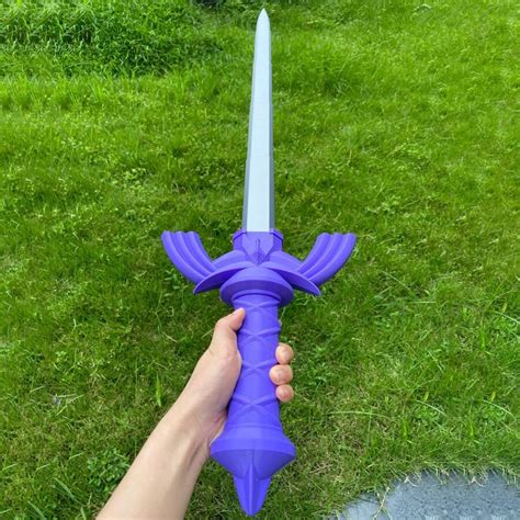 Legend 3d Printed Master Sword Toy Retractable Katana Samurai Sword