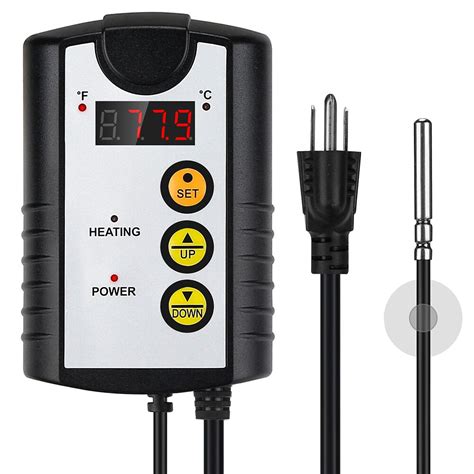 Regulator Reptile Heat Mat Greenhouse Incubation Brewing Temperature Control For Plants Us Plug