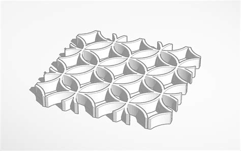 3d design gothic circle pattern tinkercad
