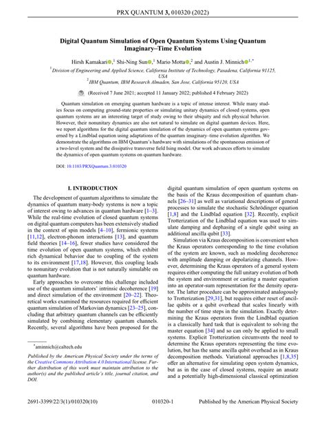 Pdf Digital Quantum Simulation Of Open Quantum Systems Using Quantum