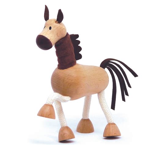 Anamalz Wooden Educational Farm Horse Educational And Interactive Play