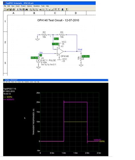 PSpice Model For OPA Simulation Hardware System Design Tools Forum Simulation