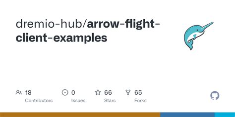 github dremio hub arrow flight client examples