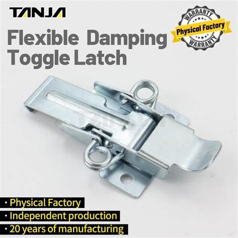 Flexible And Damping Toggle Latch Zinc Plated Hasp Latch For Engineering Machinery Toggle Latch