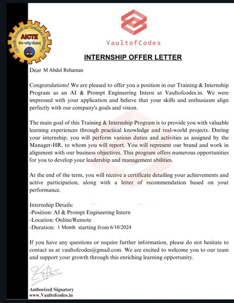 Abdul Rehaman M On Linkedin Aicte Promptengineering Vaultofcodes