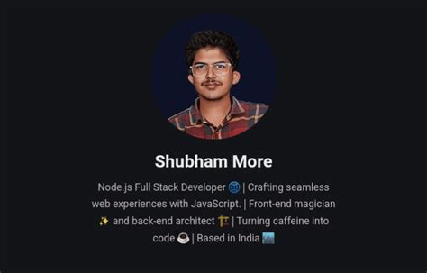 Shubham More Nodejs Full Stack Developer Software Eng