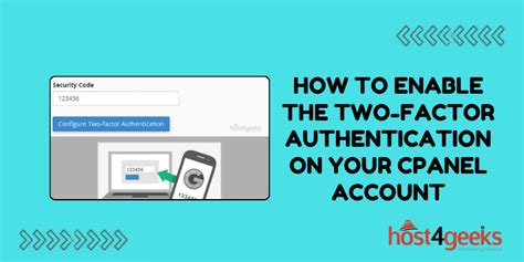 How To Enable The Two Factor Authentication On Your Cpanel Account