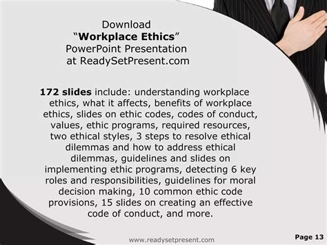 Workplace Ethics Powerpoint Presentation Ppt