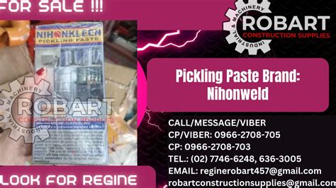Pickling Paste Brand Nihonweld Commercial And Industrial Construction Tools And Equipment On