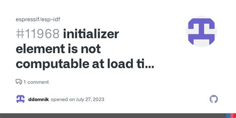 Initializer Element Is Not Computable At Load Time Time Idfgh