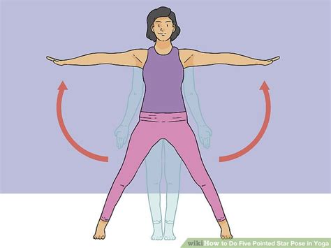 3 Ways To Do Five Pointed Star Pose In Yoga Wikihow Fitness