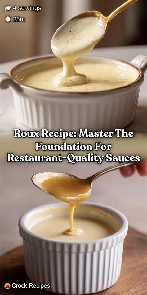 Roux Recipe Master The Foundation For Perfect Crock Recipes