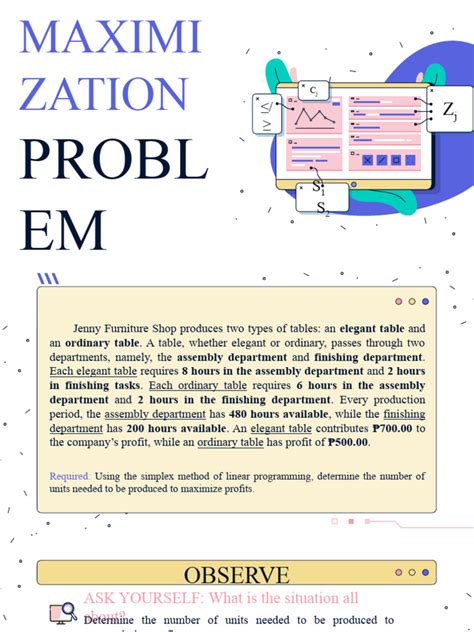 Simplex Method Maximization 1 Pdf Odds Function Mathematics