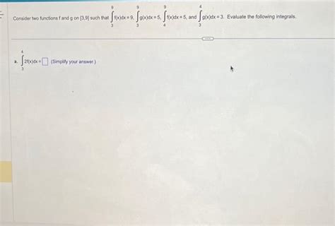 Solved Consider Two Functions F And G On 39 Such That