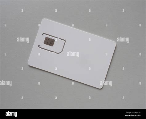 Blank Triple Cut Mini Micro Nano Sim Card With Copy Space Stock Photo Alamy