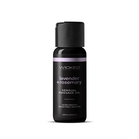 Lavender Rosemary Sensual Massage Oil Wicked Sensual Care