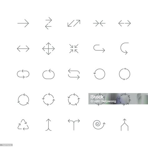 Panah Ilustrasi Stok Unduh Gambar Sekarang Diputar Ikon Simbol
