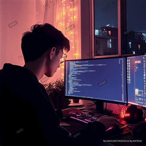 Ai创作图it程序员 程序员生活 It男孩 前端程序员 程序员工作室 It工程师 It编程 1024程序员 数据工程师 前端工程师 加班加点