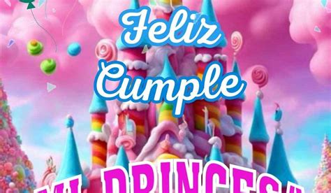 P Gina Educativa Madre Creativa Feliz Cumplea Os Mi Princesa En Castillo