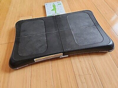 Wii Fit Balance Board With Wii Fit Game Black Ebay Australia