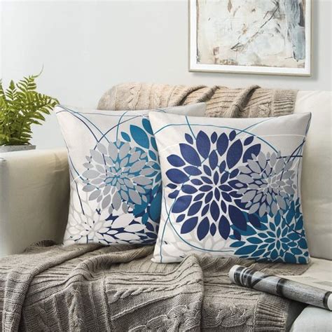 Geometrische Kussenslopen 45 X 45 Cm Voor Buiten 2 Stuks
