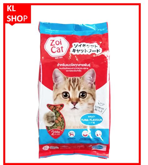อาหารแมว ซอยแคท Zoi Cat ไหม่ รสปลาทูน่า ขนาด 1 กก มีระดับปริมาณของสารอาหารแต่ละชนิดเทียบเท่าหรือ