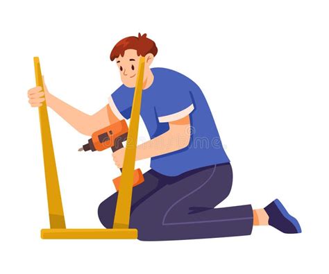 Furniture Assembling Stock Illustrations 549 Furniture Assembling