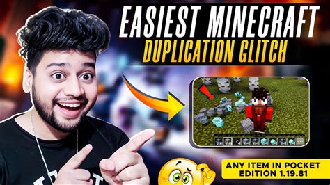 How To Duplicate Items In Minecraft Pe 11981 Duplication Glitch In