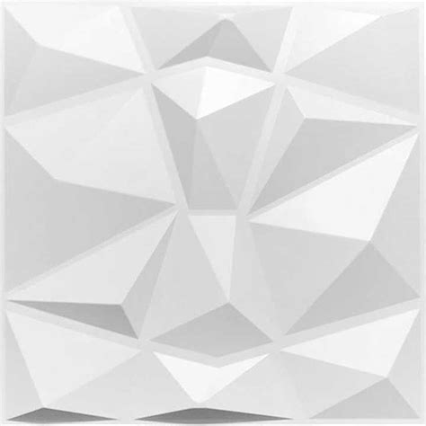 Modern Geometric Pattern 3d Pvc Wall Panel Moisture Proof Indoor Home