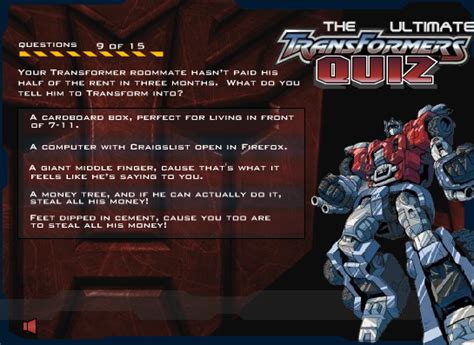The Ultimate Transformers Quiz Play Online On Flash Museum 🕹️