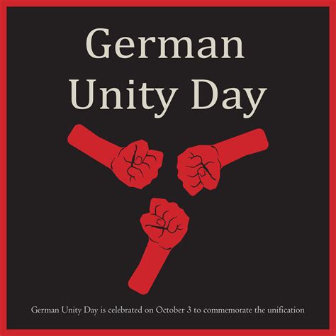 German Unity Day Is Celebrated On October 3 To Commemorate The