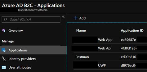 Authentication Aad B2c Authorized Web Api Test With Postman Fails