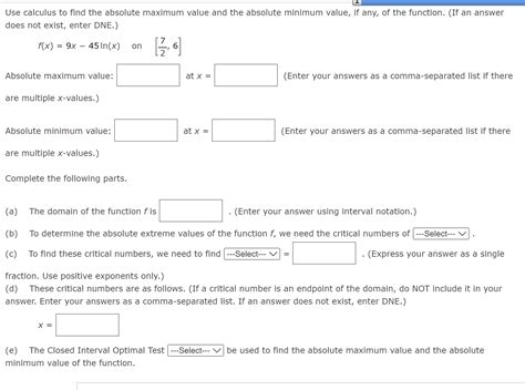 Solved Use Calculus To Find The Absolute Maximum Value And Chegg Com