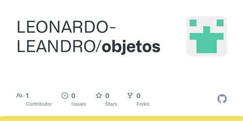 Github Leonardo Leandro Objetos