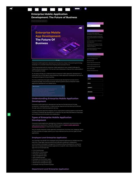 Ppt Enterprise Mobile Application Development The Future Of Business Powerpoint Presentation