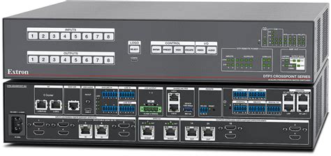60 1661 13a Presentation Matrix Switcher With Reversible Dtp3 I O Control Processor Amplifier