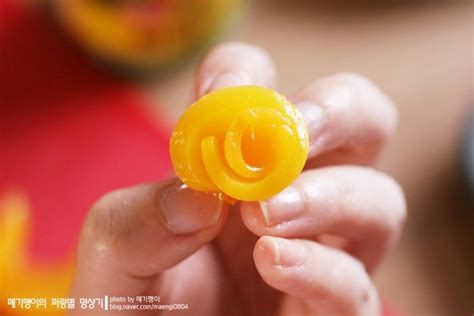 황도 복숭아 장미젤리