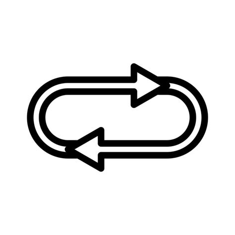 Refresh Undo Redo Rotation Arrows Isolated White Background 30770129 Vector Art At Vecteezy