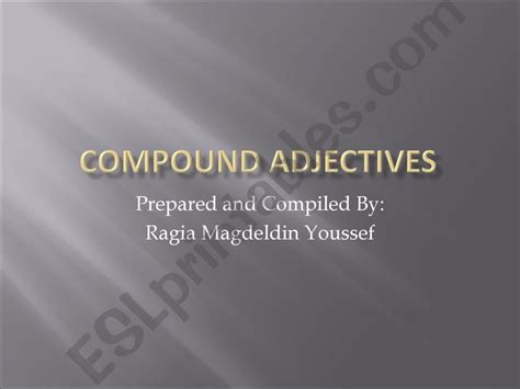 ESL English PowerPoints Grammar