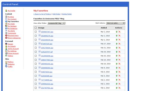 • View Topic Unable To Delete Images From Favorites