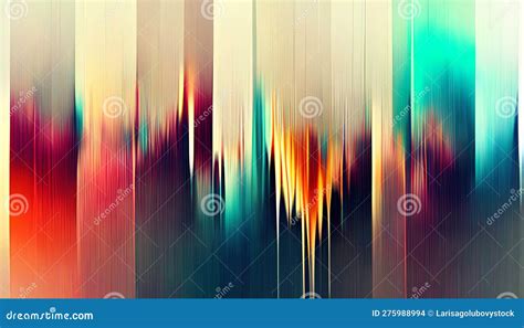 Color Glitch Art Background Frequency Noise Blur Stock Illustration Illustration Of Glitch