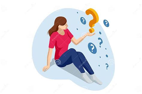 Isometric Question Marks Message Box With Question Chatbot Technology Ai Chat Bot Based On