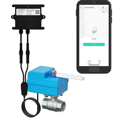 Yolink X3 Smart Valve Controller With Evo Motorized Ball Valve 1 4 Mile Worlds Longest Range