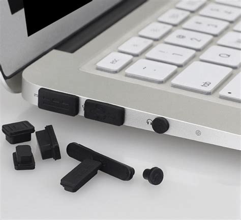 Peças Capa De Silicone Antipoeira Para Plugue De Proteção Contra Poeira Capa Para Macbook