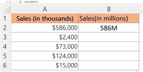 How To Convert Thousand To Millions In Microsoft Excel SpreadCheaters