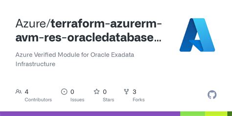 Github Azureterraform Azurerm Avm Res Oracledatabase
