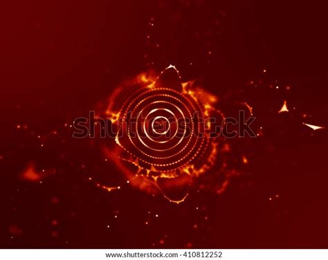 Abstract Plexus Digital Background Cybernetic Particlesarchitecture
