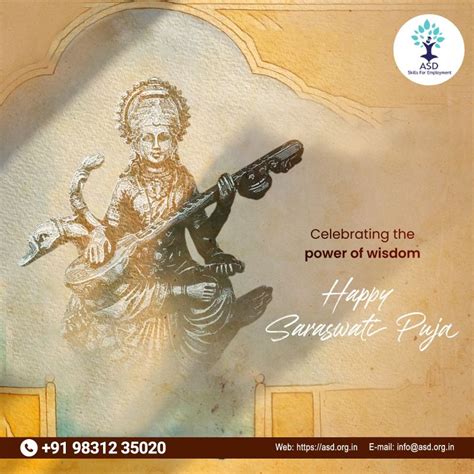 Saraswatipuja Academyofskilldevelopment Wisdom Knowledge Learning